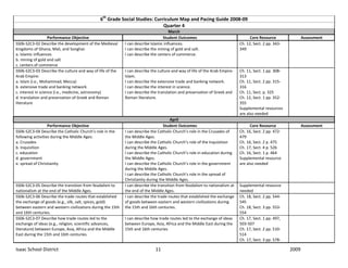 Sixth Grade Social Studies Curriculum Map | PDF