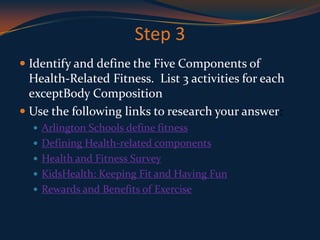 6th health project | PPTX