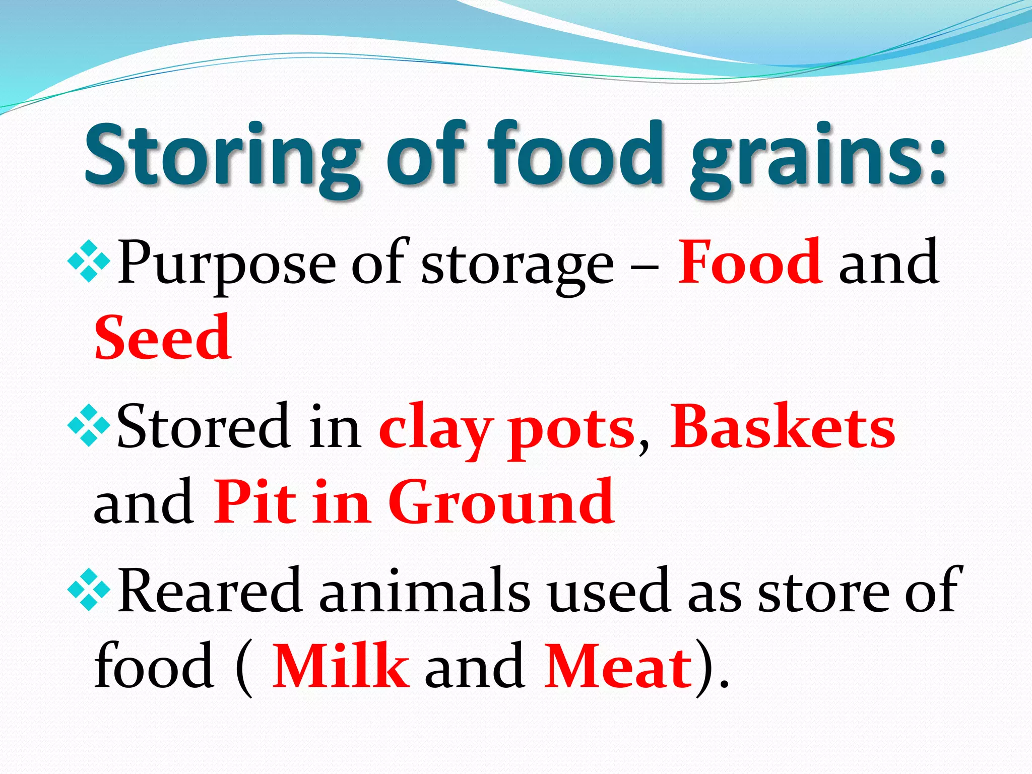 NCERT History Class-6 Unit-02 From Hunting-Gathering to growing food ...