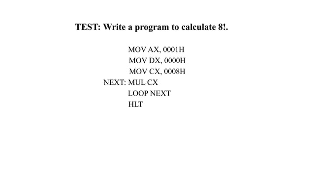microprocessor presentation 8086 flags | PPTX | Programming Languages ...