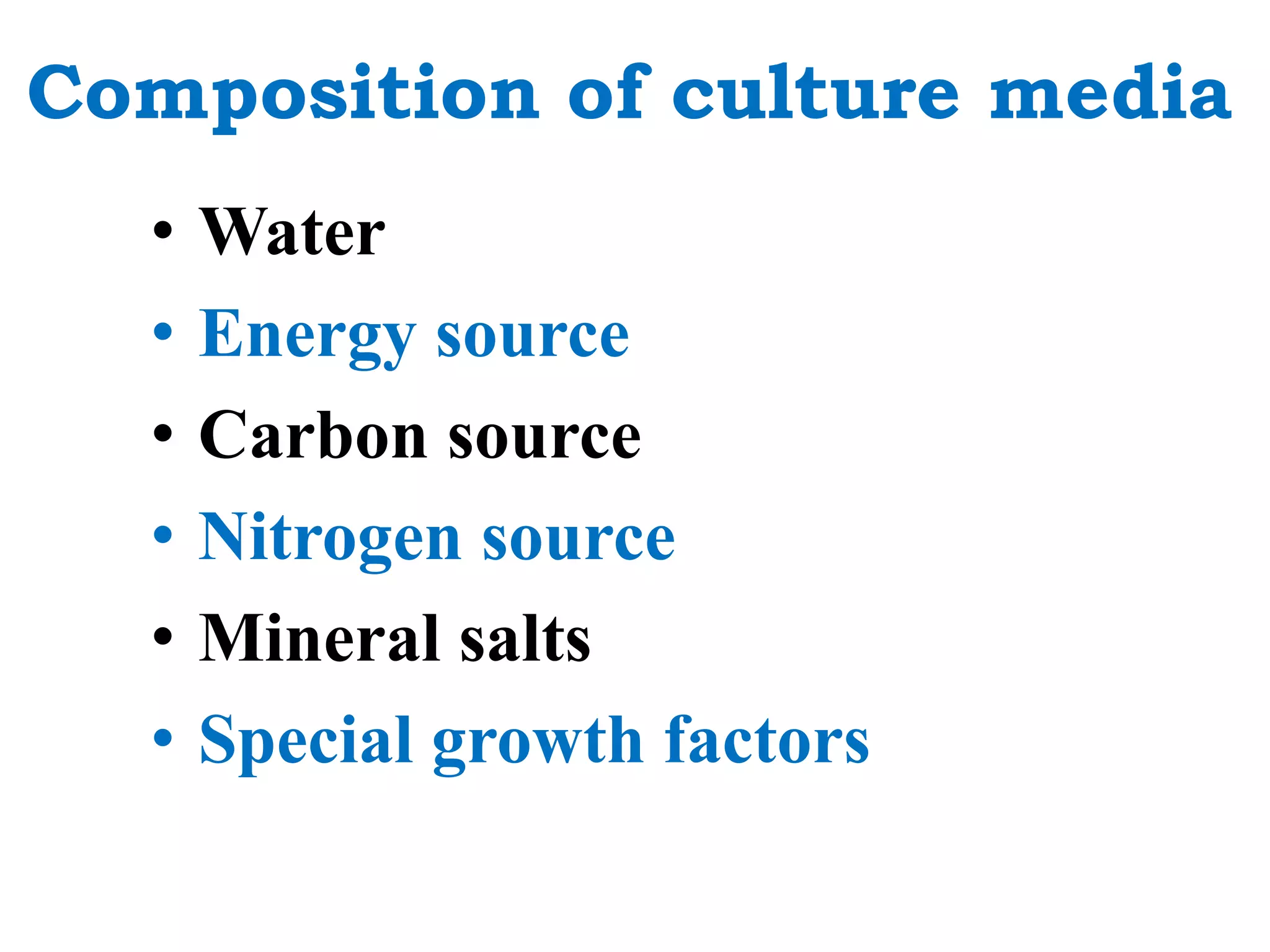 culture media | PPTX