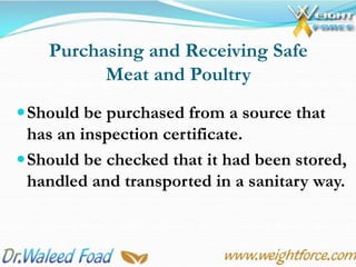 6th lecture Purchasing and Receiving Safe Food | PPT