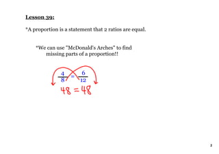 6th math - Course 2 - Lesson 39 | PPT