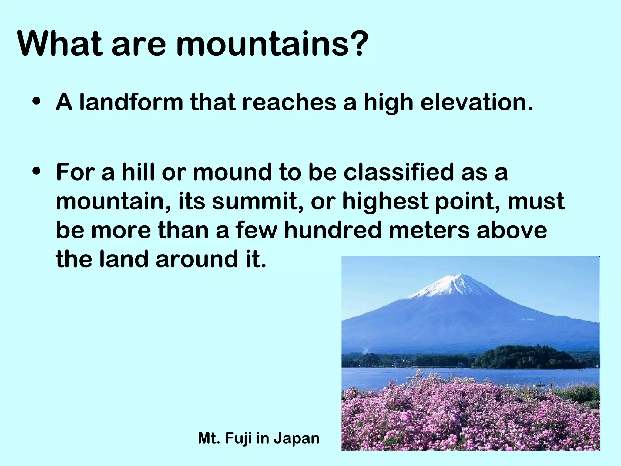 Mountains | PPT