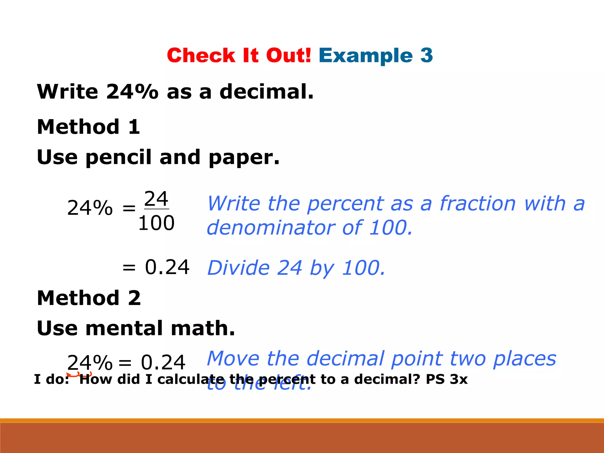 Percentages Power point no.2 | PPT