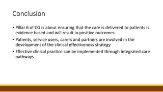 Clinical effectiveness | PPTX