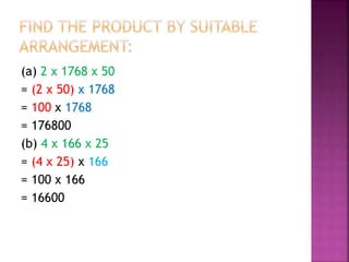 whole numbers sum by suitable arrangement | PPTX
