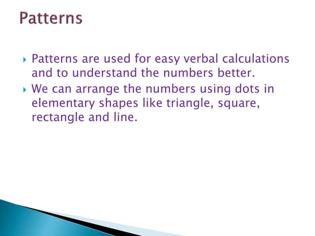patterns grade 6 | PPTX