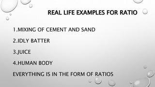 Ratio and Proportions - I | PPT