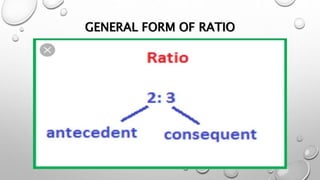 Ratio and Proportions - I | PPTX