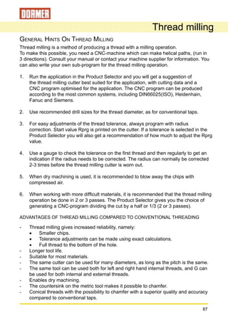 6 threadmilling | PDF