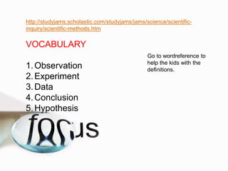 6th scientific m presentation | PPTX | Science