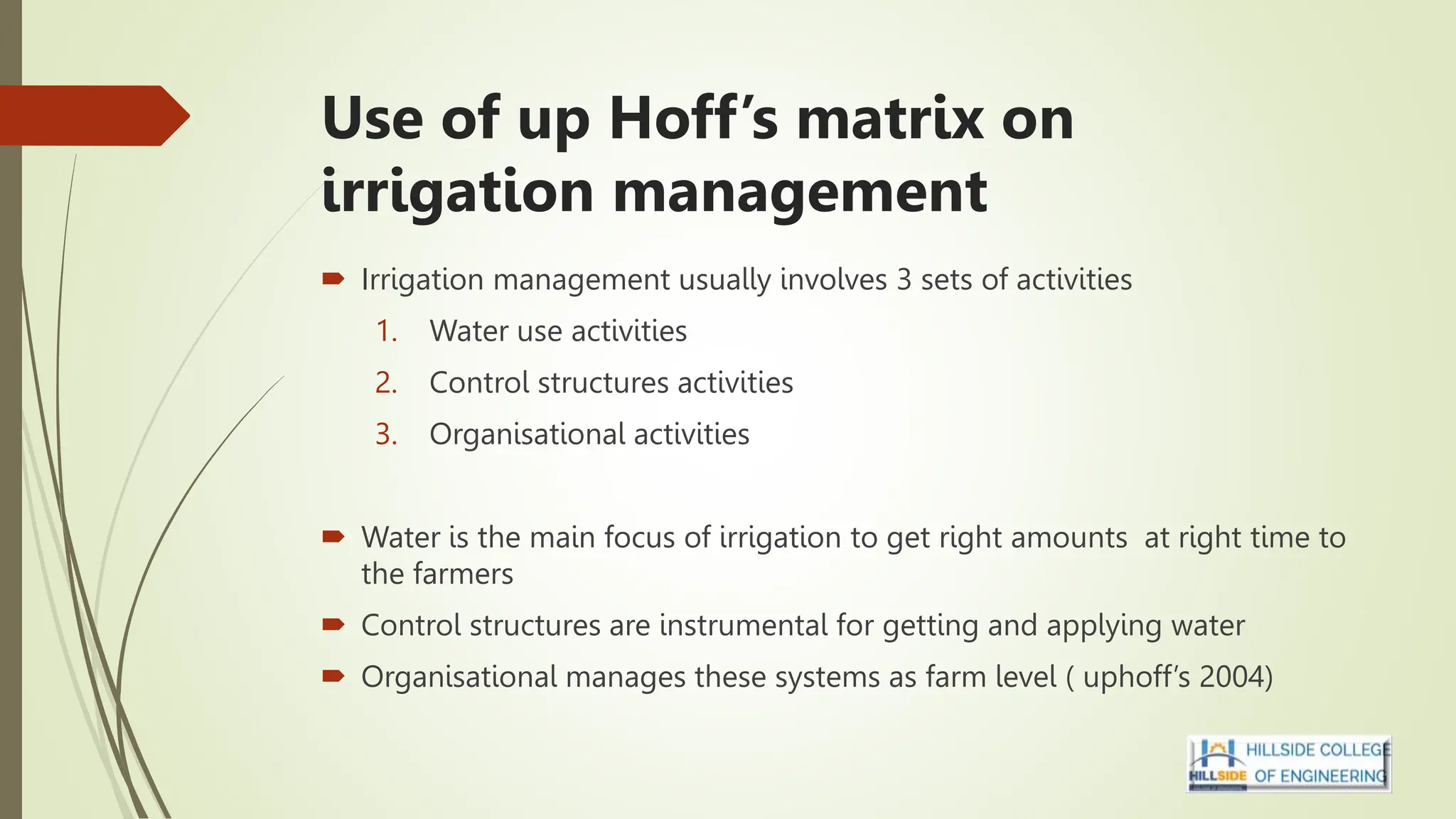 Planning and management of irrigation system.pptx