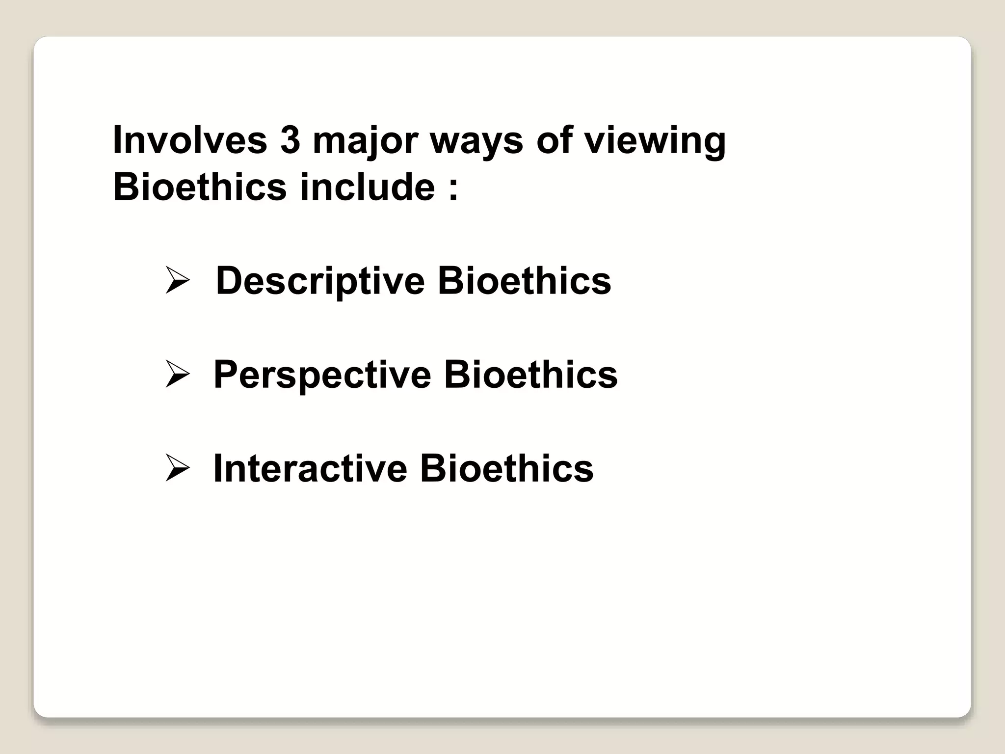 Presentation on Bioethics | PPTX