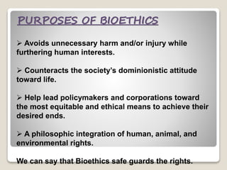 Presentation on Bioethics | PPTX