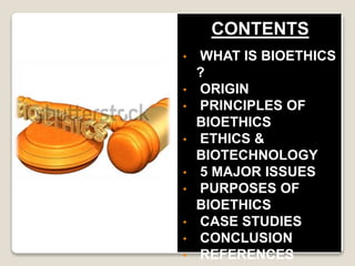 Presentation on Bioethics | PPTX