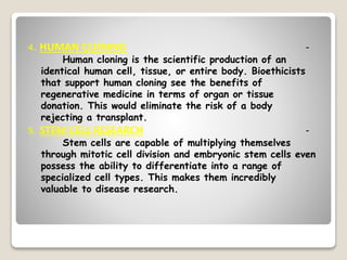 Presentation on Bioethics | PPTX