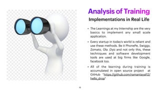 Training Semester Report, Api Types of Apps | PPT