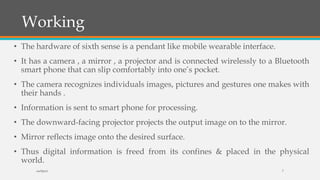 6th sense technology | PPT