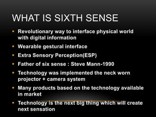 6th sense technology with samsung gear | PPTX | Smartphones | Consumer ...
