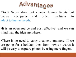 6th sense technology | PPT