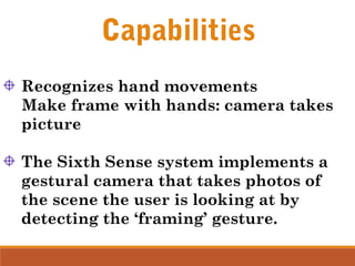 6th sense technology | PPT