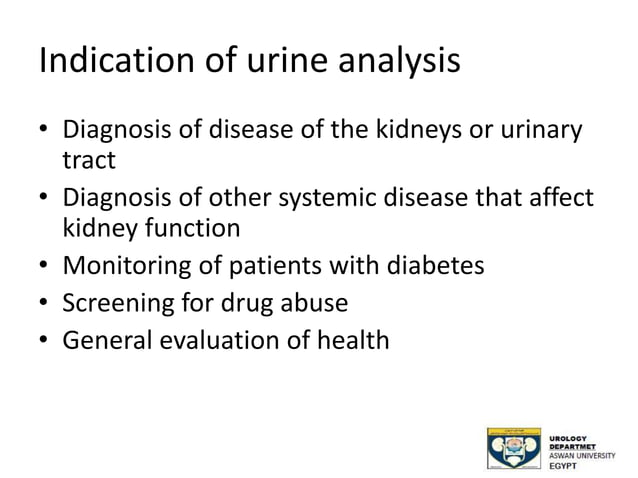 urinalysis | PPTX