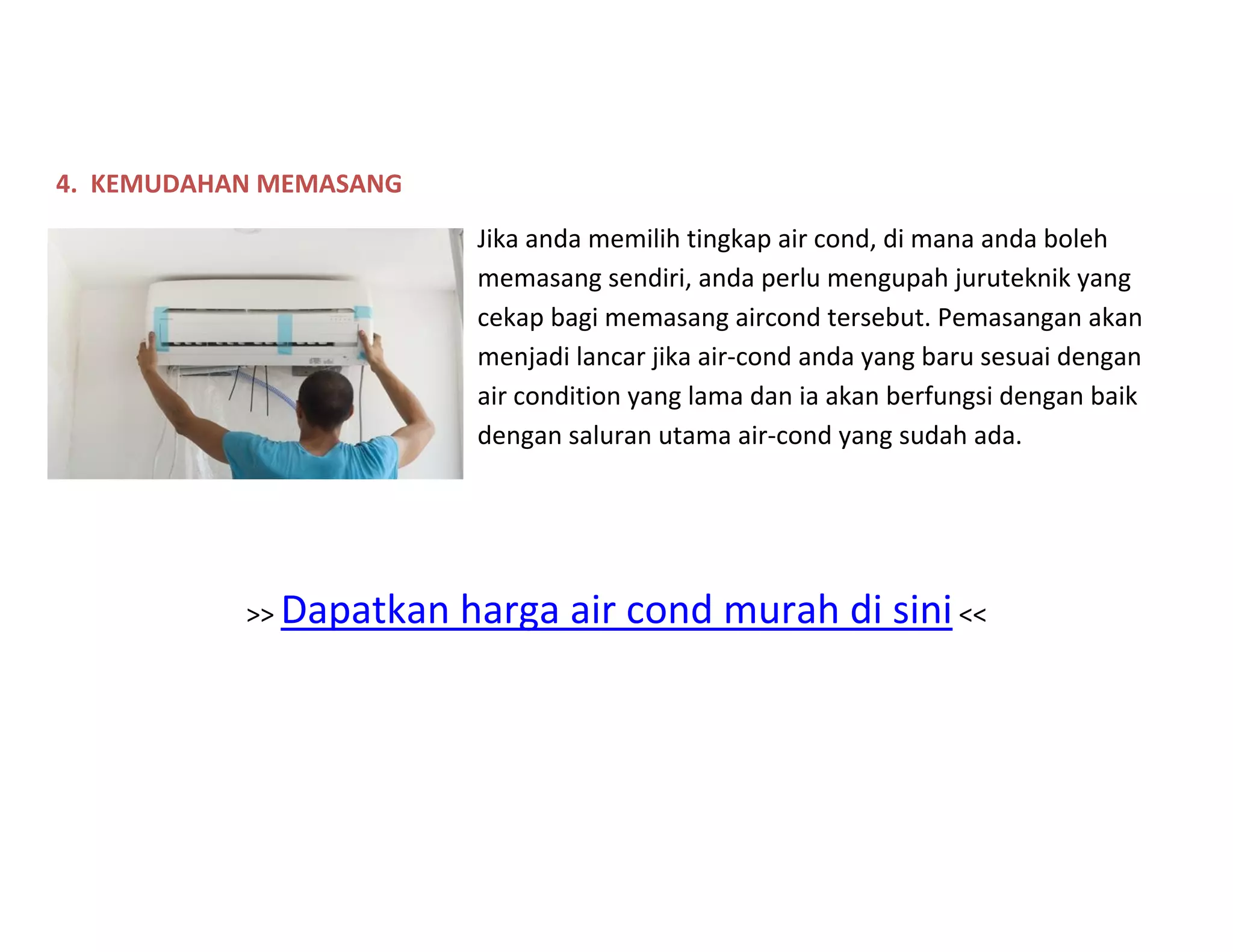 6 tips beli aircond dan penghawa dingin rumah | PDF