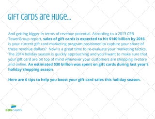 6 tips for boosting gift card sales final | PDF