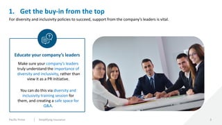 6 tips for building a diverse and inclusive workplace | PDF