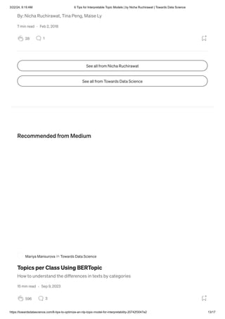 6 Tips for Interpretable Topic Models _ by Nicha Ruchirawat _ Towards Data Science.pdf