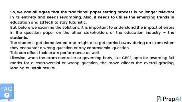 6 Tips to Avoid Errors in Question Paper Setting Process | PDF