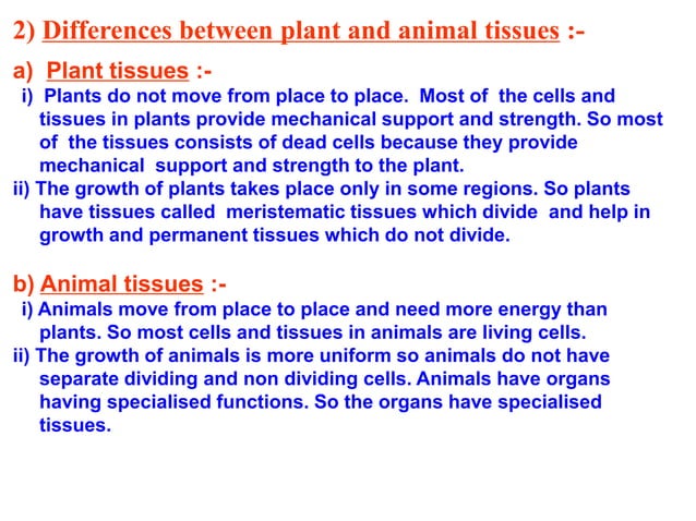 Tissue chapter 6 of Ncert Class 10 science | PPT