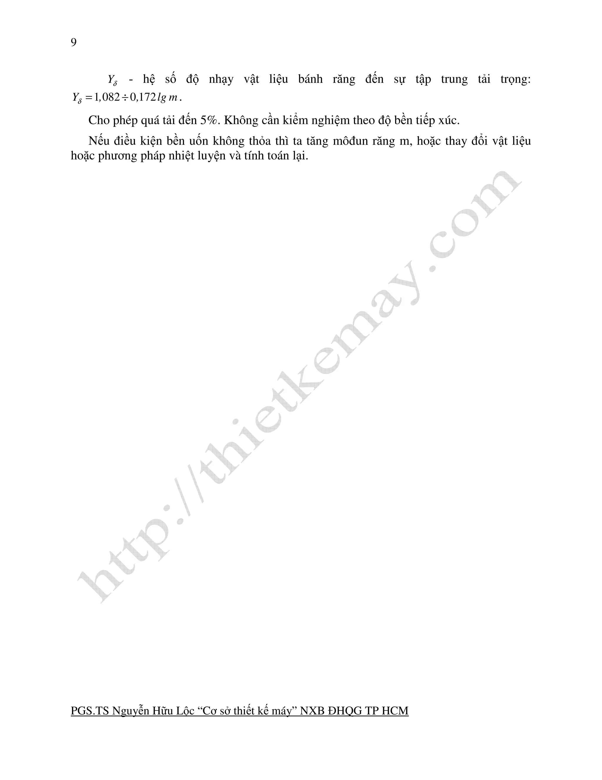 6 tính toán thiết kế bộ truyền bánh răng trụ | PDF