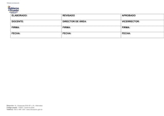 PLANIFICACIONES MICROCURRICULARES 2024-2025 | DOCX