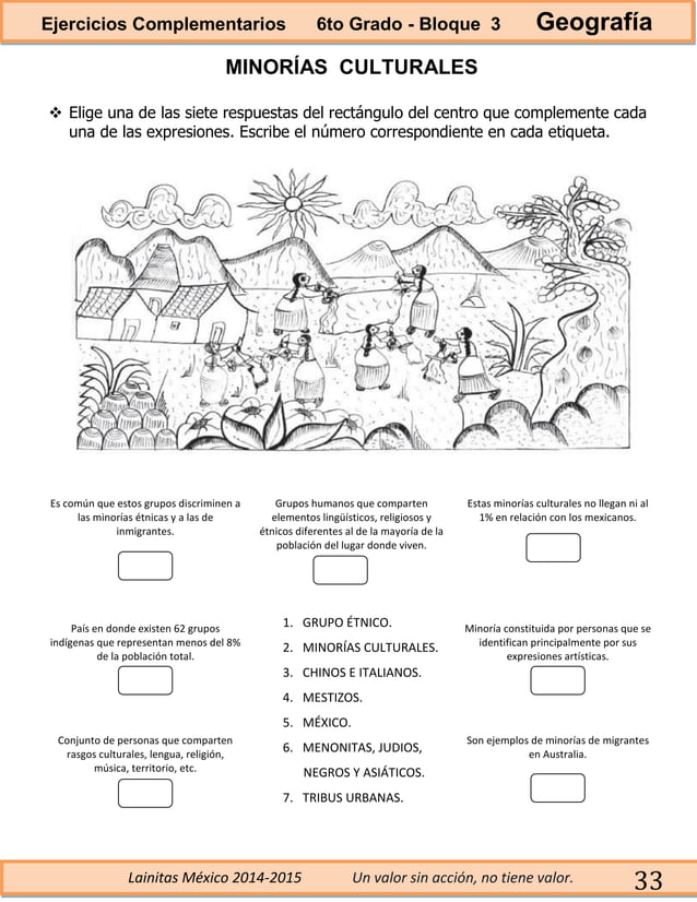 Sexto Grado Bloque 3 Ejercicios Complementarios at Shelly Ahmed blog