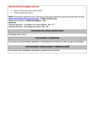 6to grado bloque 4 - ciencias naturales | DOC