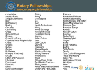 Fun and Value with Rotary Friendship Exchange (Medicare) | PPTX