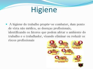 trabalho higiene, saúde e segurança no trabalho | PPTX