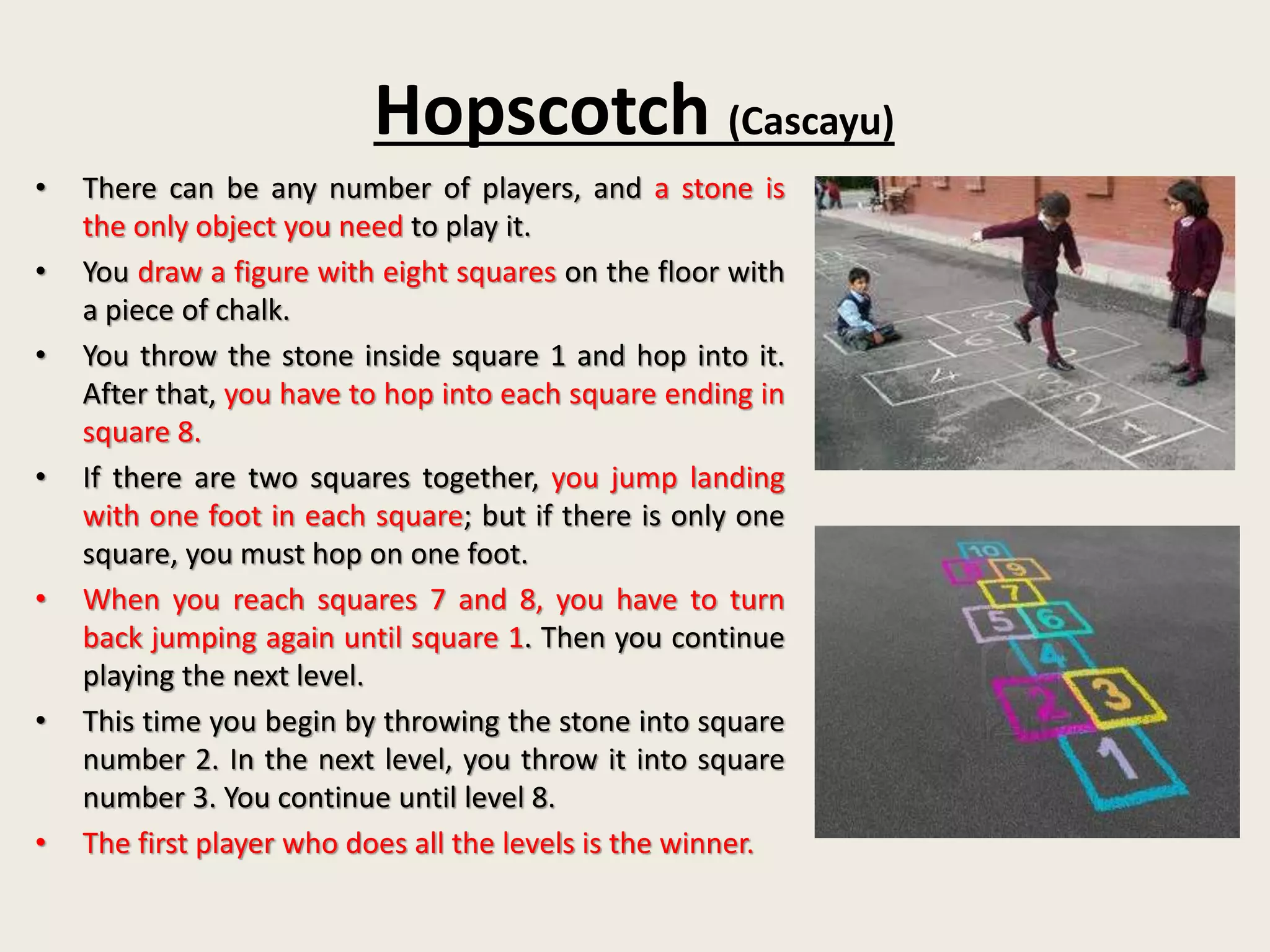 Traditional children games | PPTX