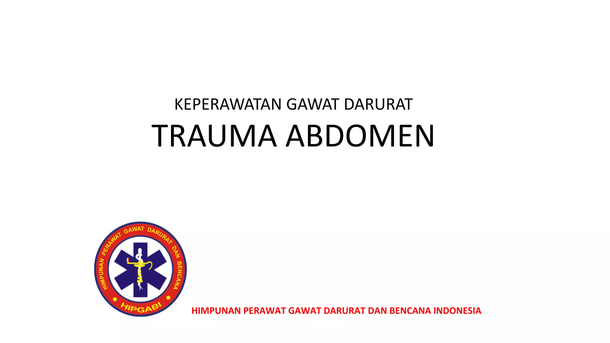6 Trauma Abdomen | PDF