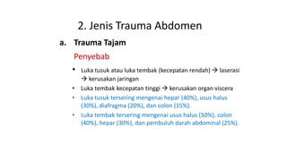 6 Trauma Abdomen | PDF