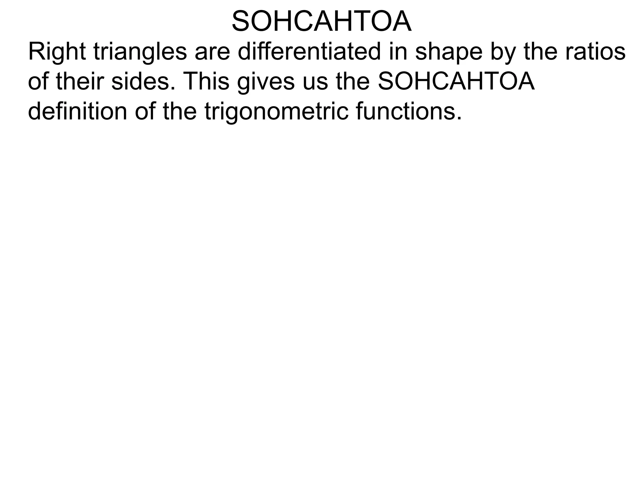 6 trigonometric functions sohcahtoa-nat | PPTX