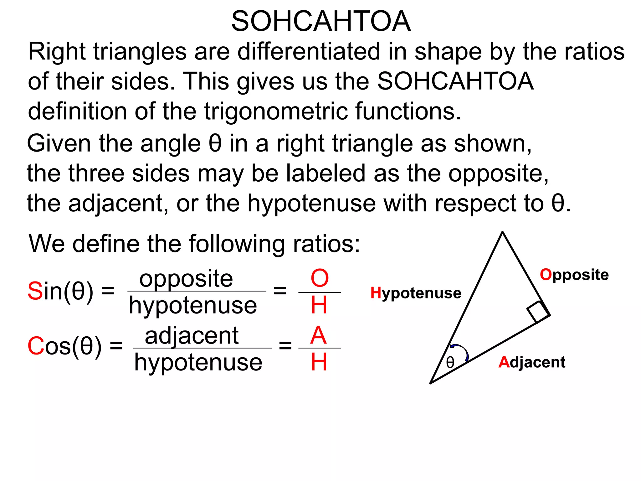 6 trigonometric functions sohcahtoa-nat | PPTX