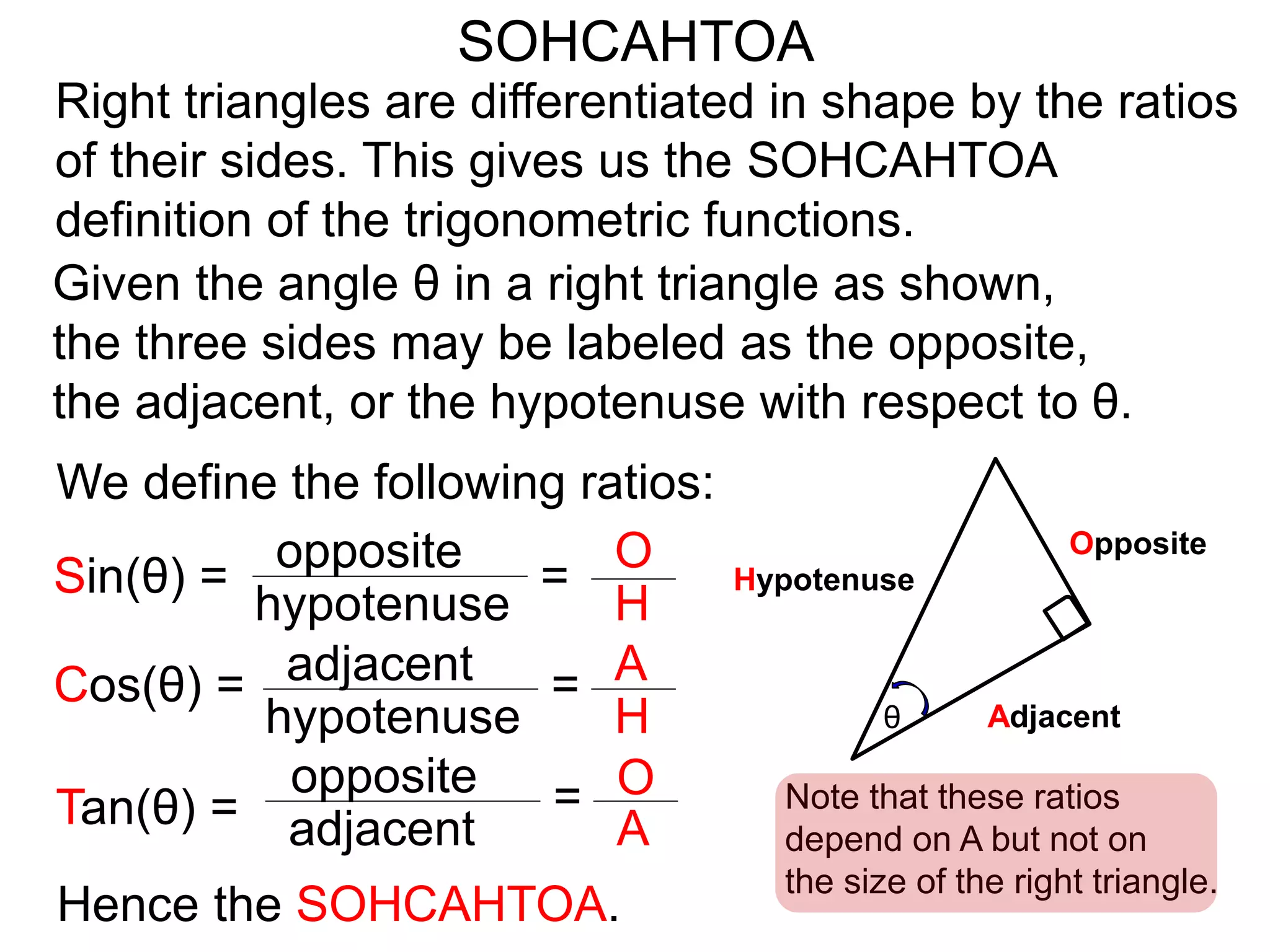 6 trigonometric functions sohcahtoa-nat | PPTX