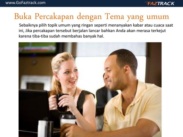 6 trik khusus membuka percakapan | PPT