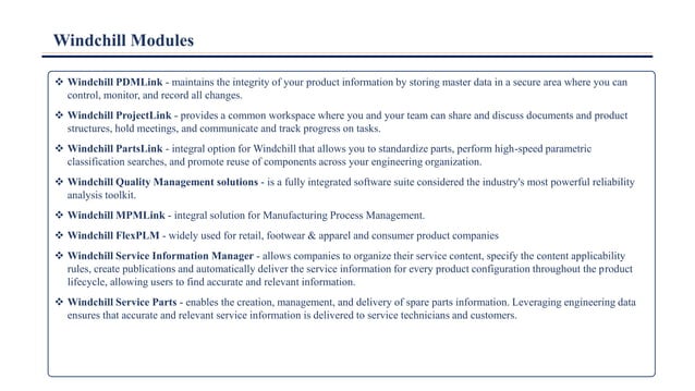 6 Trng2_PLM&Windchill_Overview.pdf | Technology & Computing