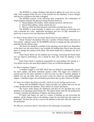 Rdbms concepts | PDF