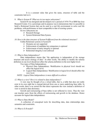 Rdbms concepts | PDF