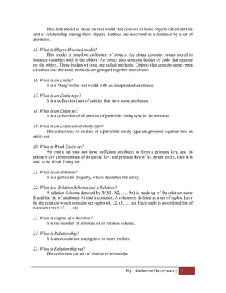 Rdbms concepts | PDF